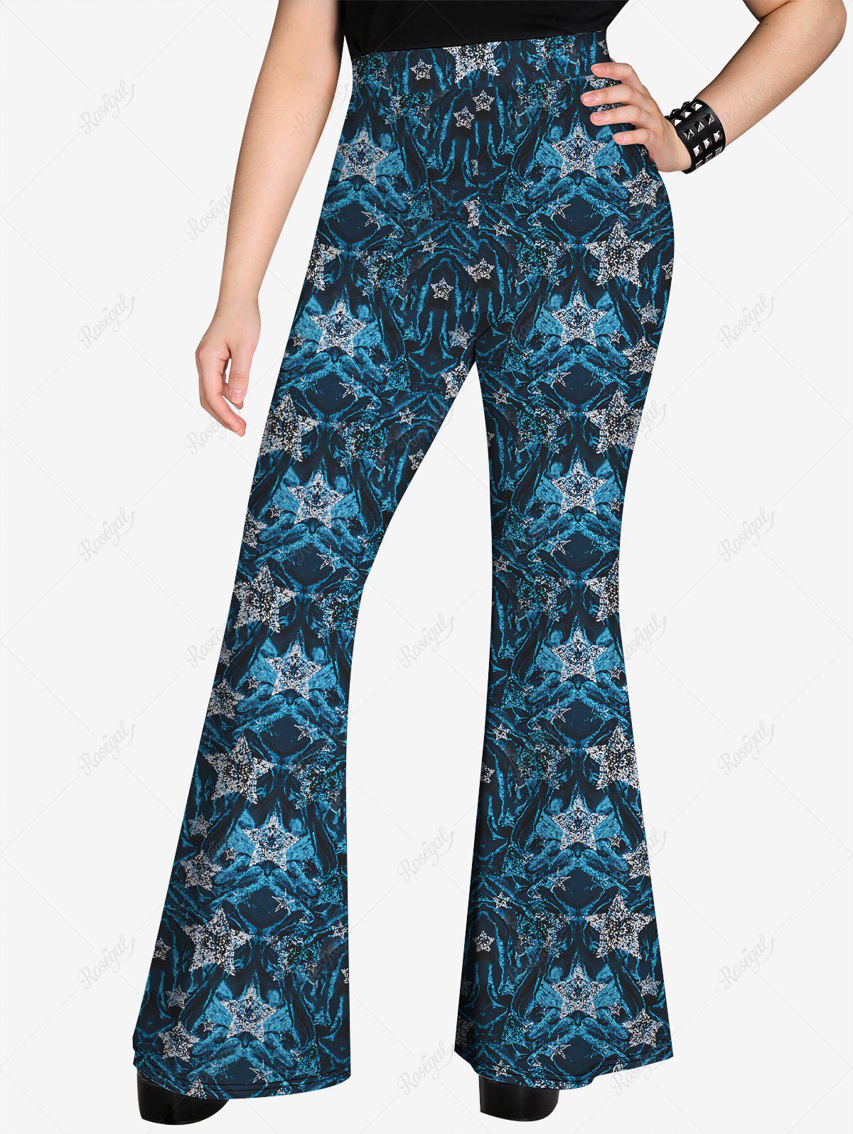 Gothic 3D Print Flare Pants – Rgothic
