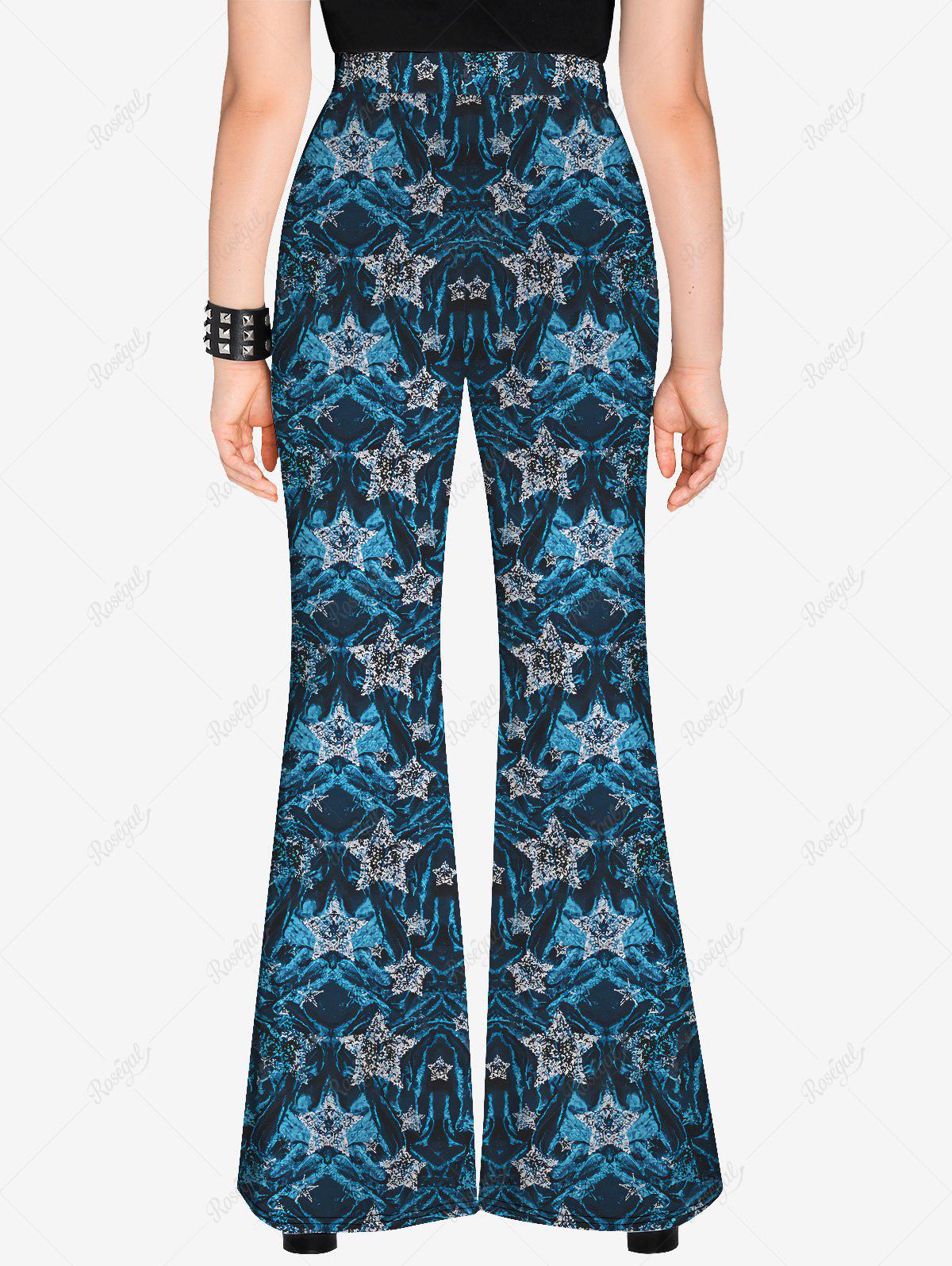 Gothic 3D Print Flare Pants – Rgothic