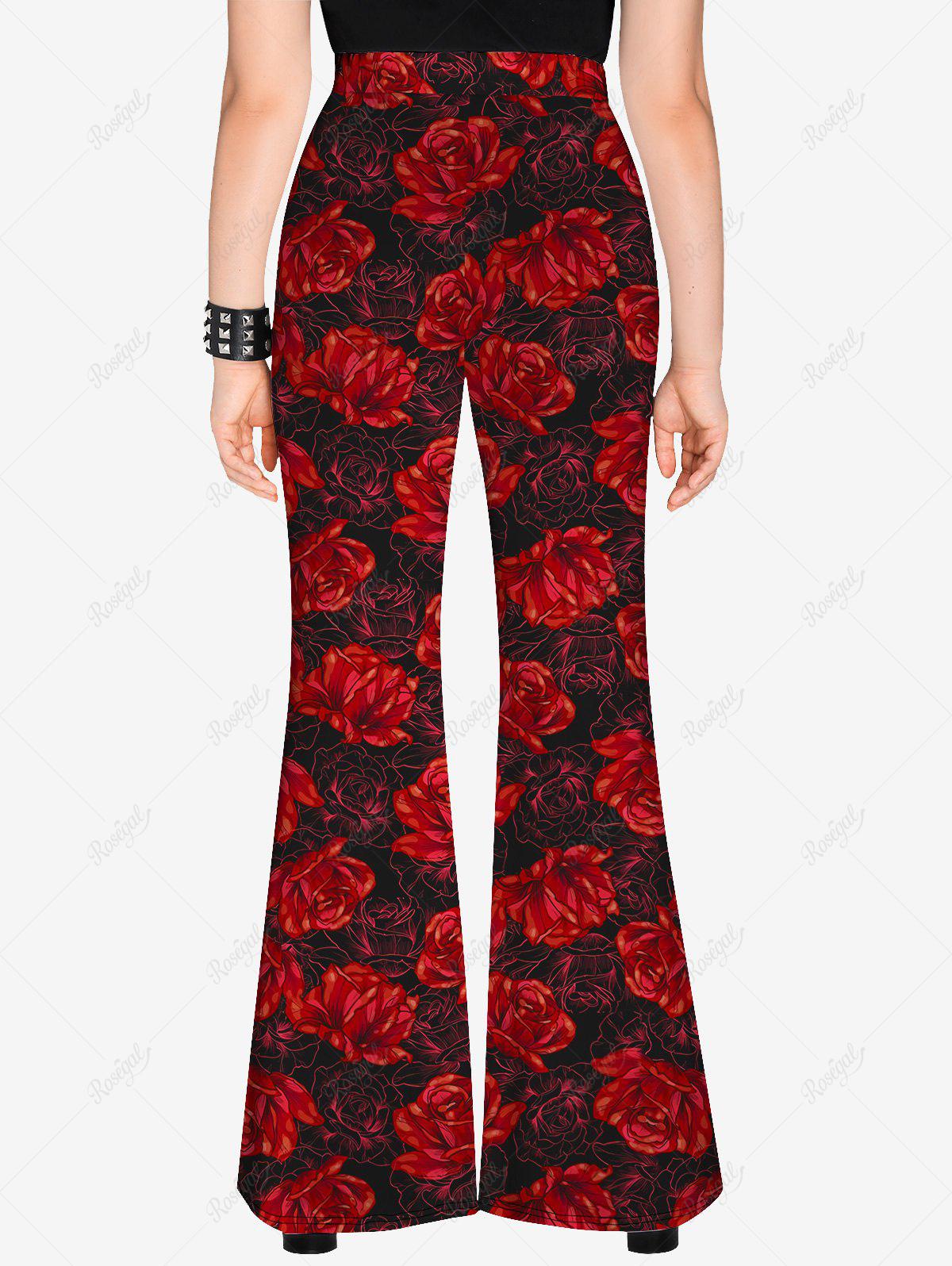 Gothic 3D Print Flare Pants – Rgothic