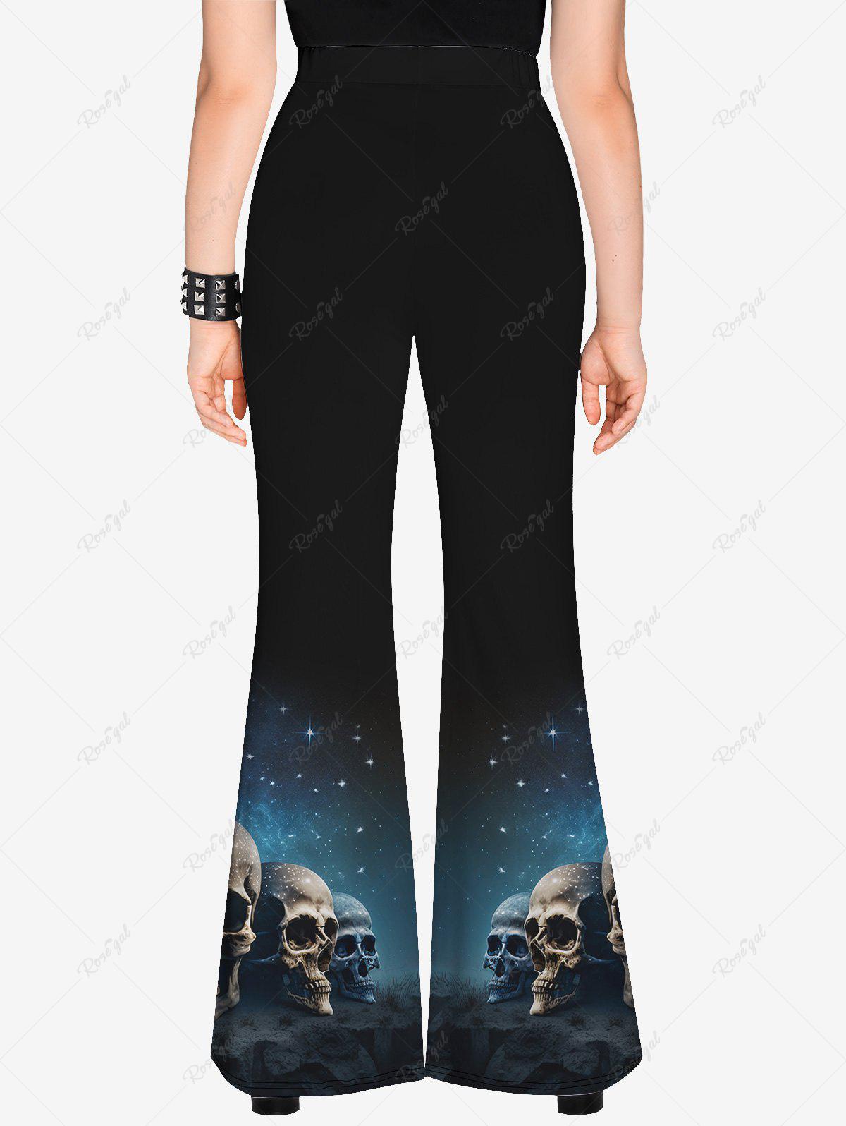 Gothic 3D Print Flare Pants – Rgothic