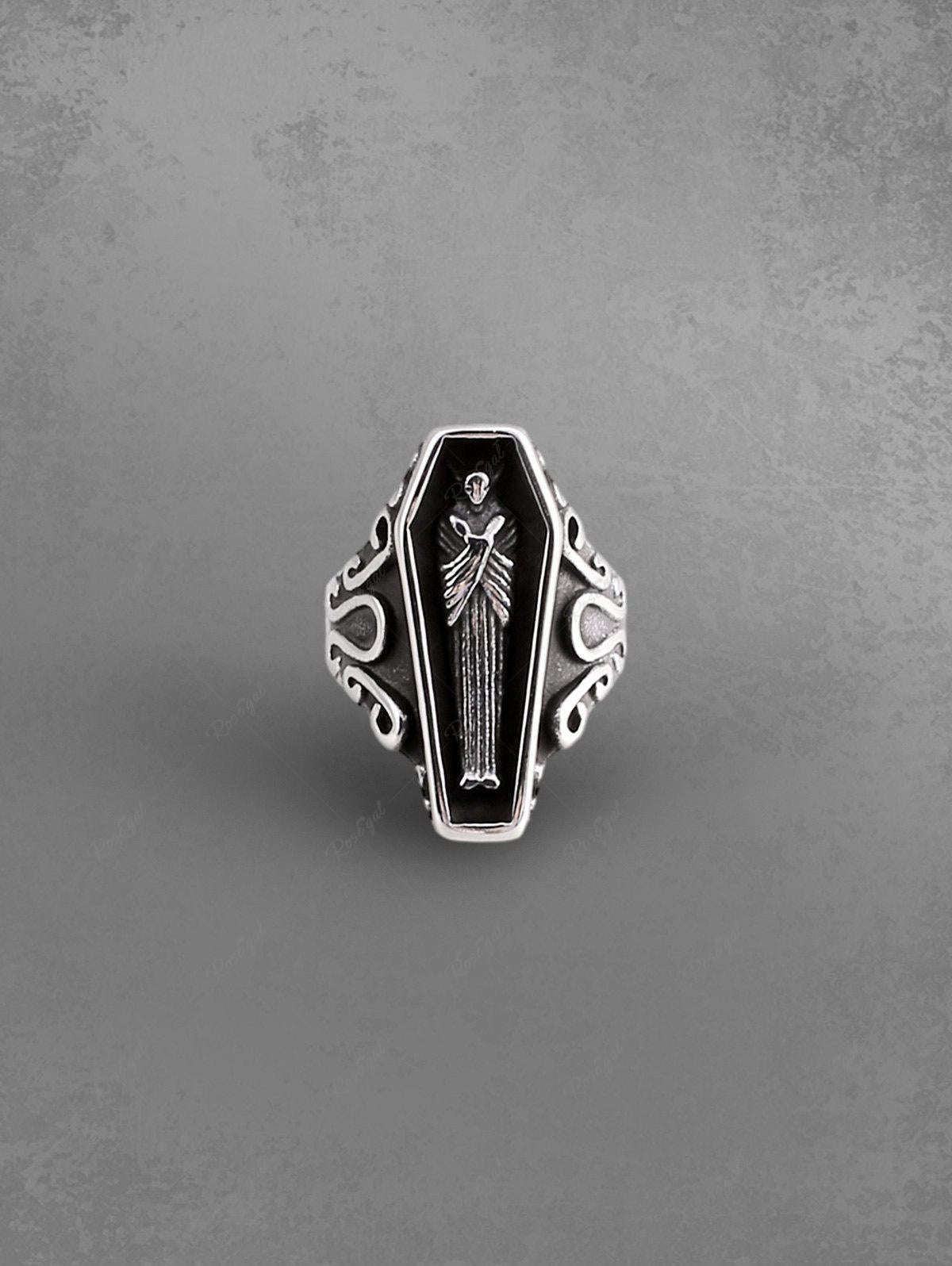 Vintage Mummy Coffin Shaped Ring – Rgothic