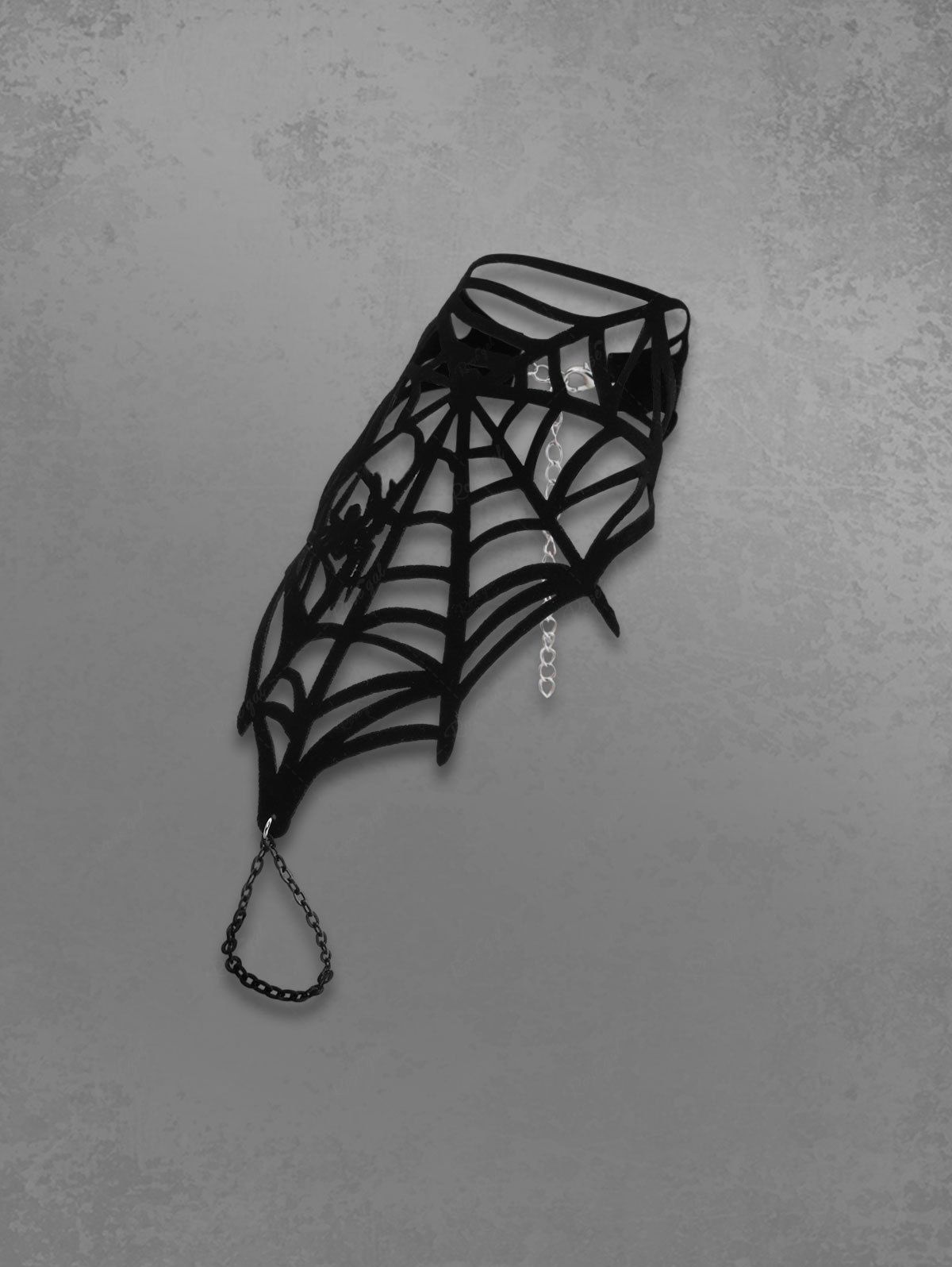 Spider Web Bracelet With Finger Chains – Rgothic