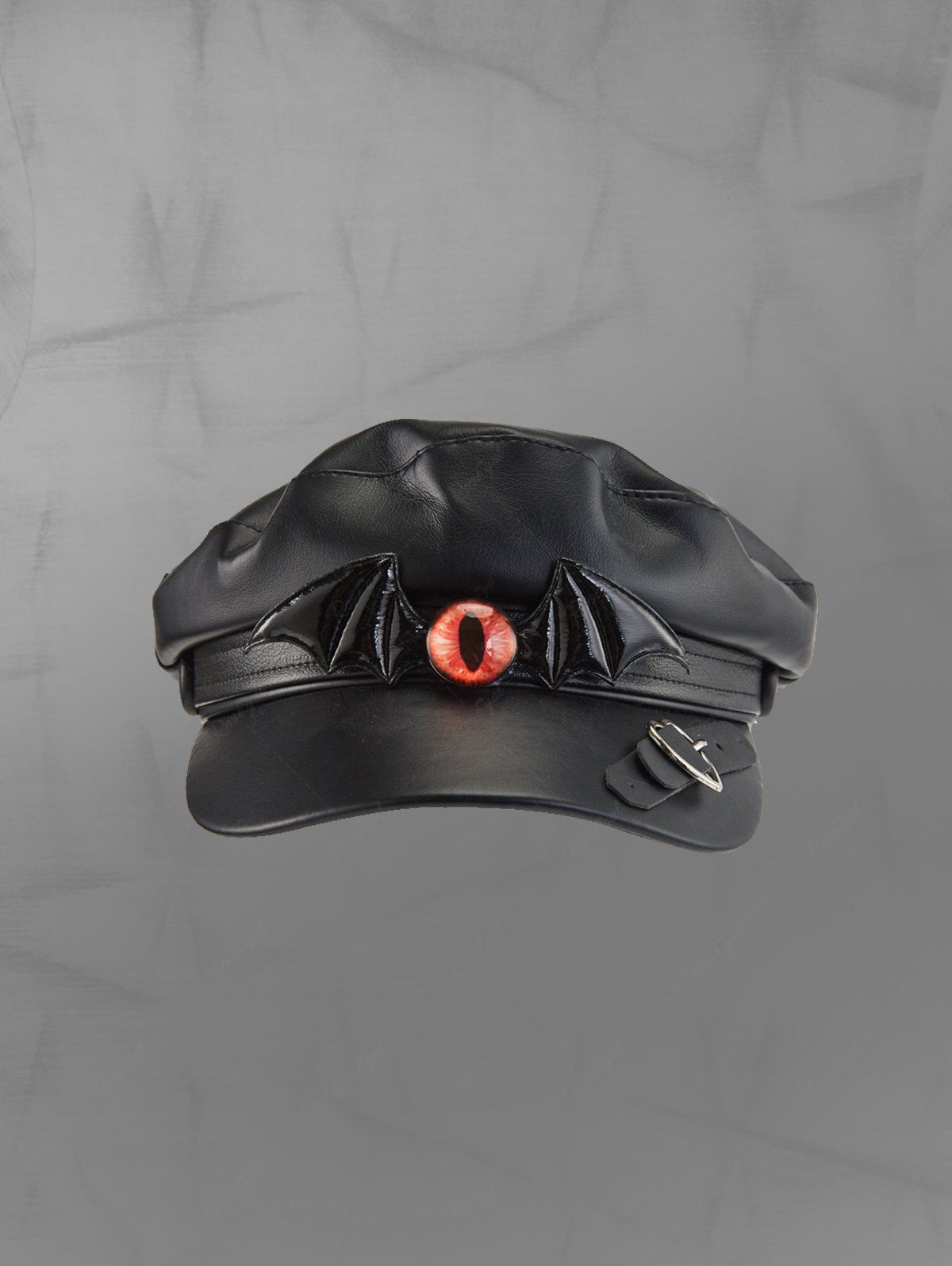 Gothic Bat Wing Devil Eye Heart Buckle Hat – Rgothic