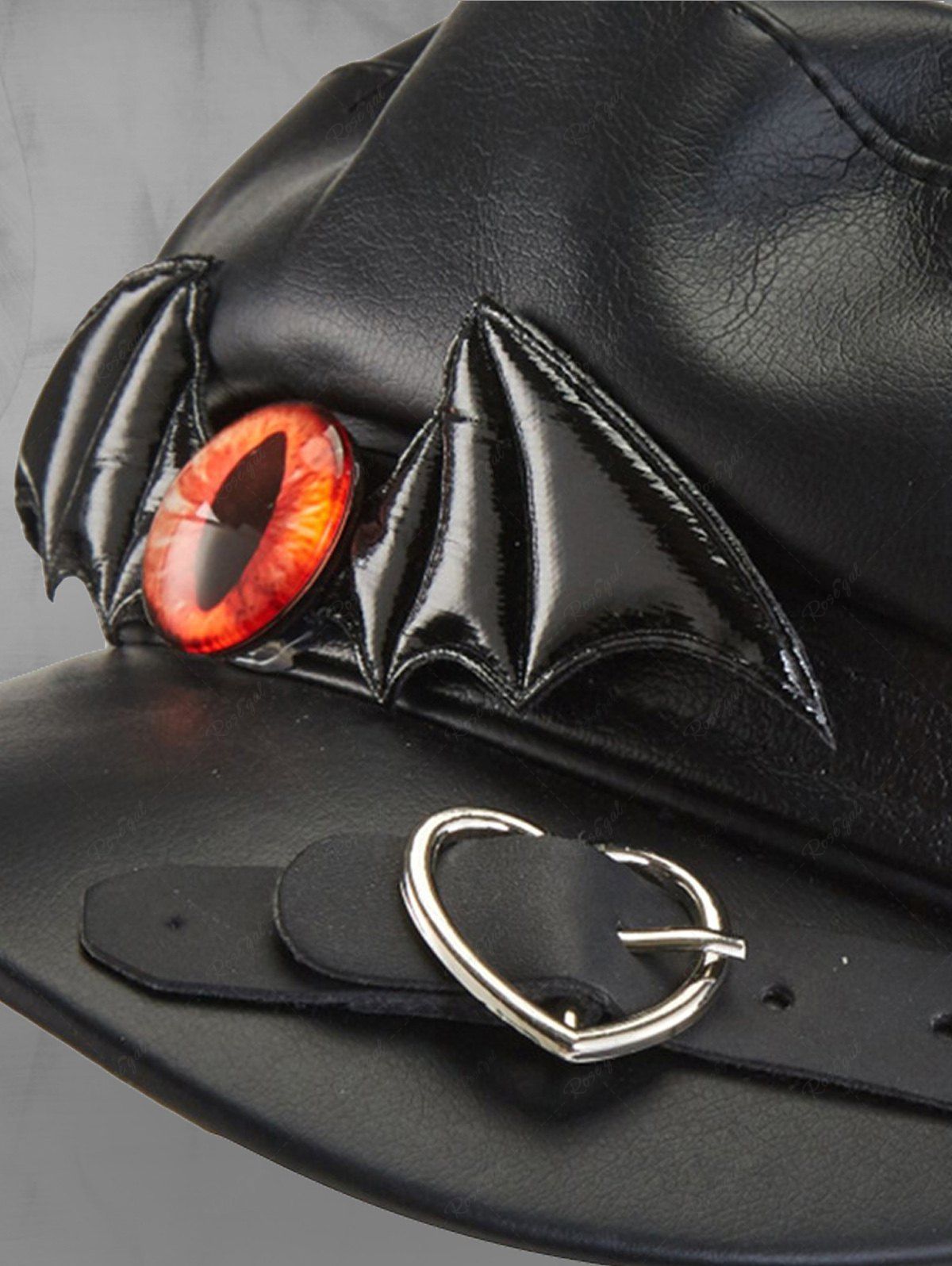 Gothic Bat Wing Devil Eye Heart Buckle Hat – Rgothic